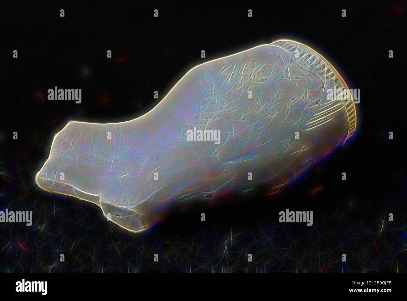 Clay pipe, unnoticed, early English pipe, double conic model with round ...