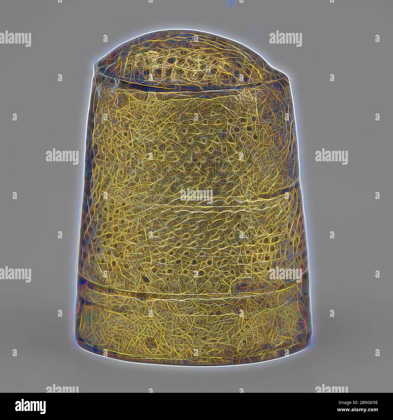 Copper molded thimble, thimble sewing kit soil find copper metal, cast ...