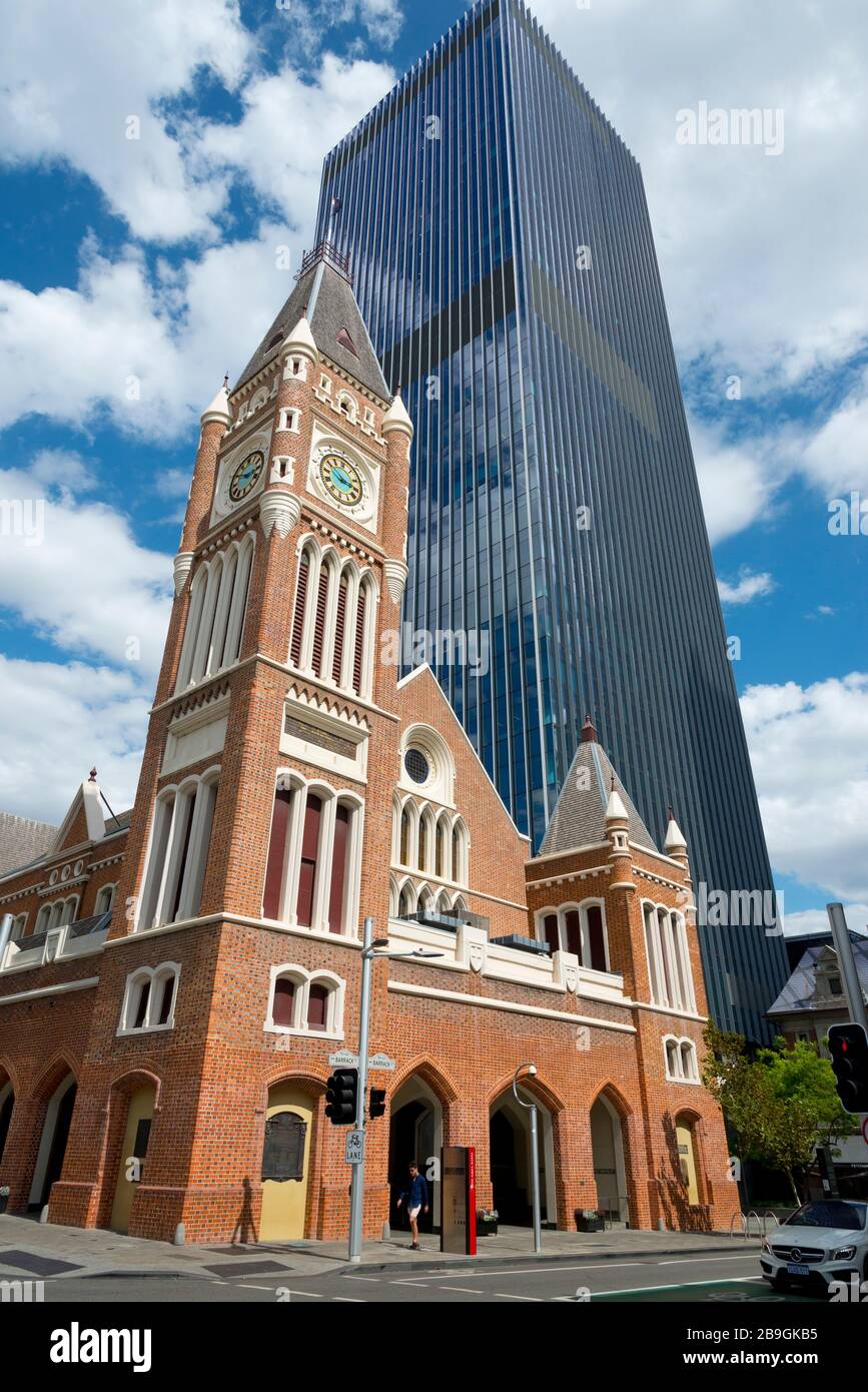 Perth Town Hall Barrack Street, Perth, Western Australia Stock Photo ...