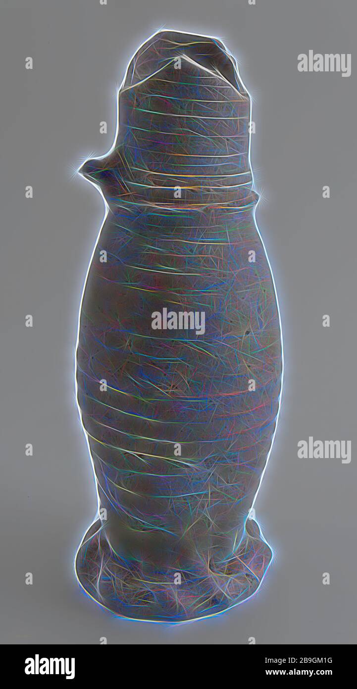 Jug or jacobakan, jug with pinched foot, slender stoneware jug with ...