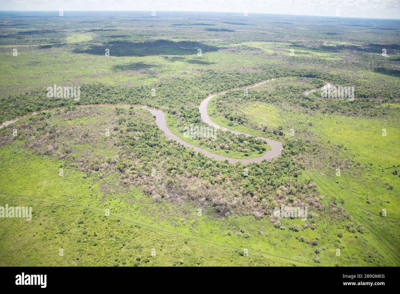 Meandros Miranda River, Miranda, Mato Grosso do Sul, Brazil Stock Photo ...