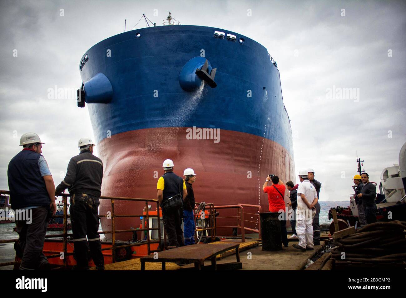Tanker launching hi-res stock photography and images - Alamy