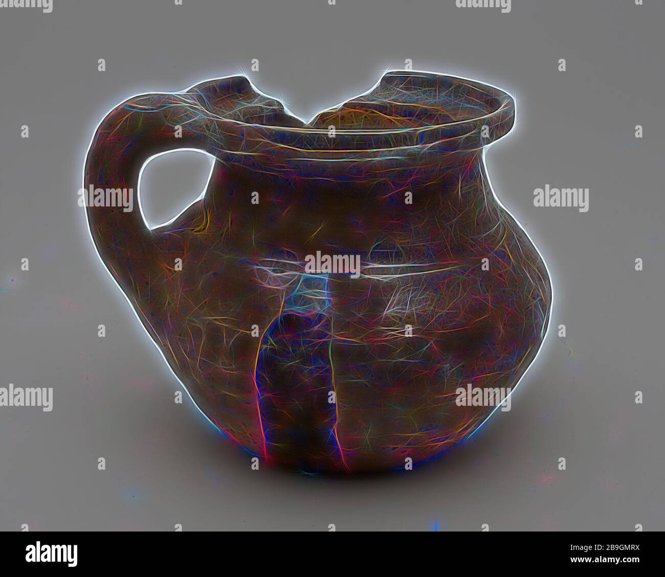 Pottery chamber pot, easy to use with curved bottom, large neck and ...