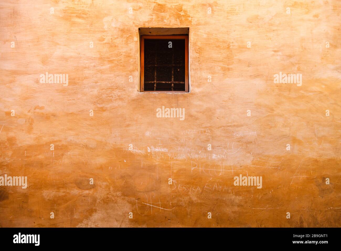 Window in a wall Stock Photo - Alamy