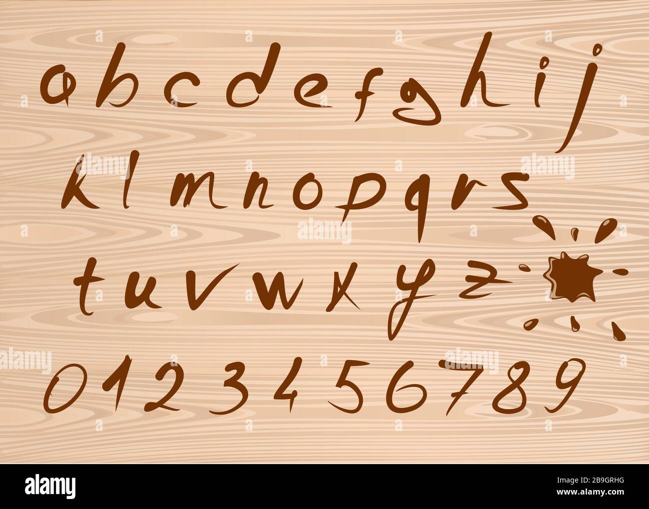 Calligraphy collection hi-res stock photography and images - Alamy