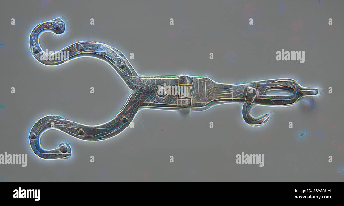 American: Hasp, American, 18th–19th century, Iron, Overall: 13 x 6 7/16 ...
