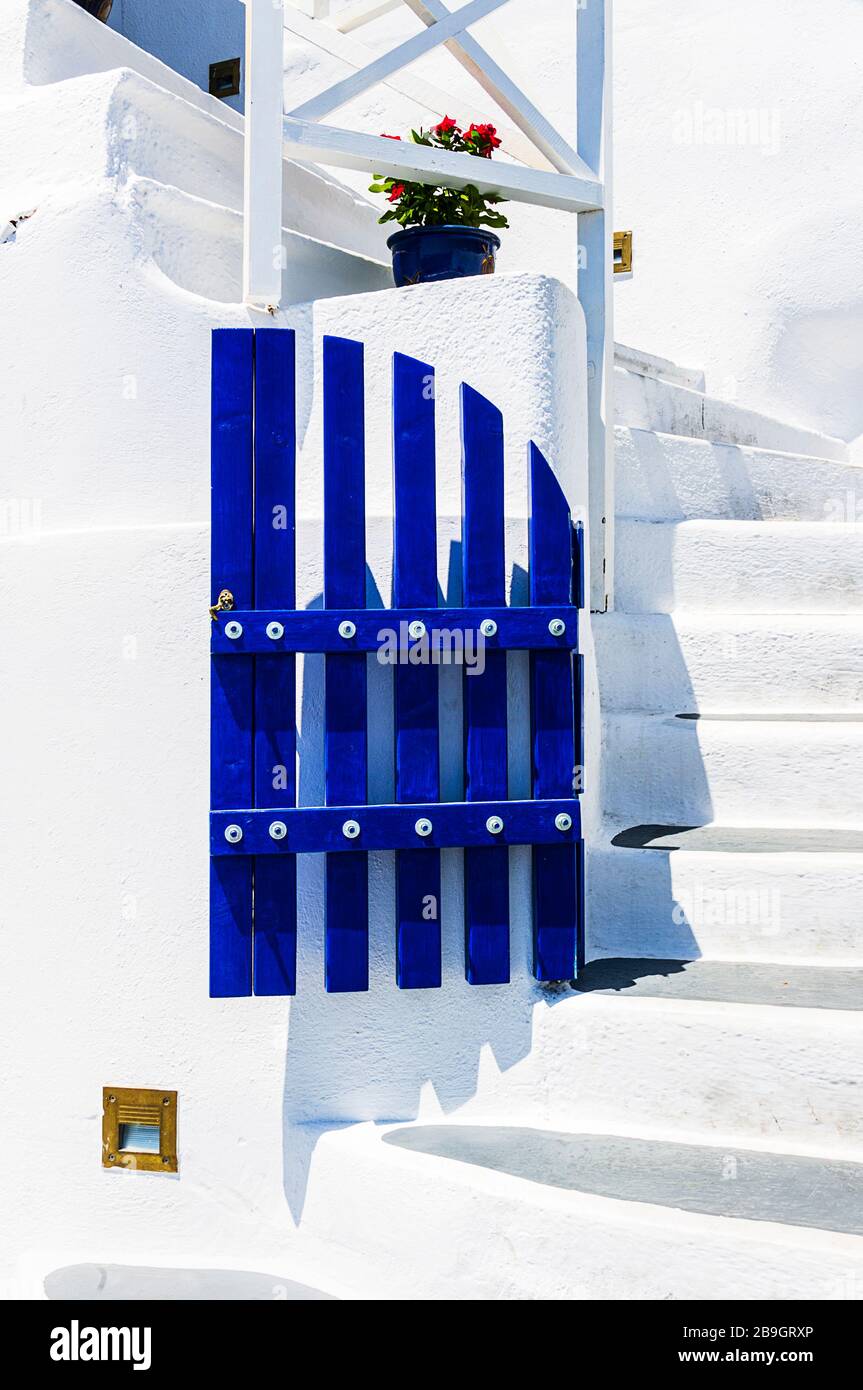 Gate - Greece Stock Photo - Alamy
