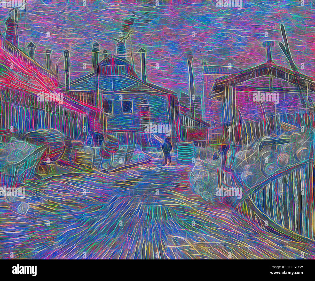 Vincent van Gogh: The Factory, Vincent van Gogh, July–September 1887 ...