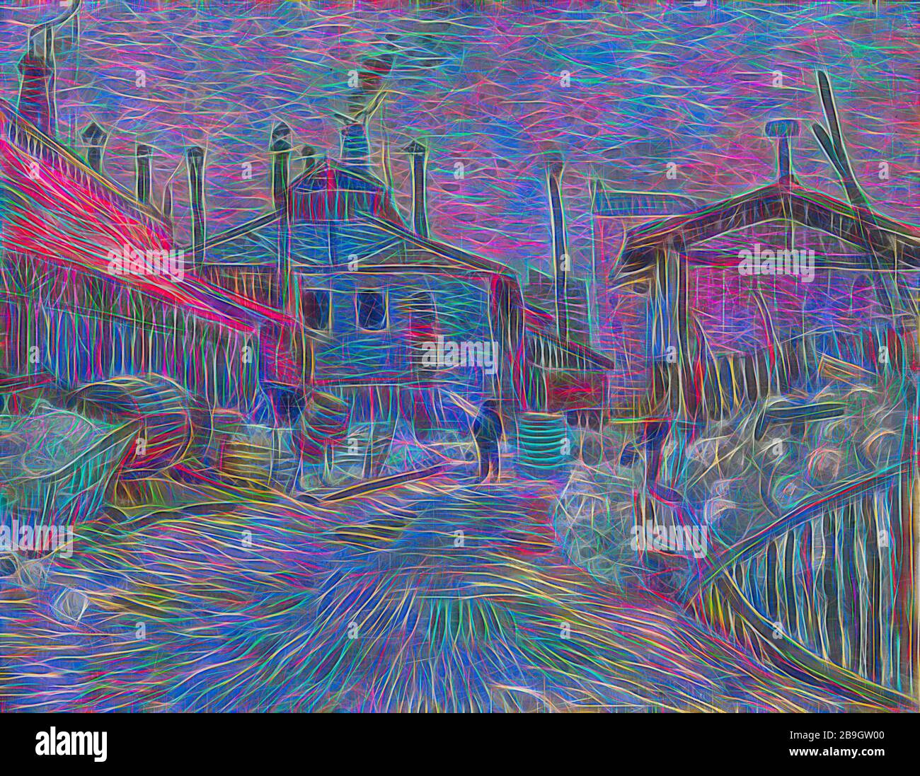 Vincent van Gogh: The Factory, Vincent van Gogh, July–September 1887 ...