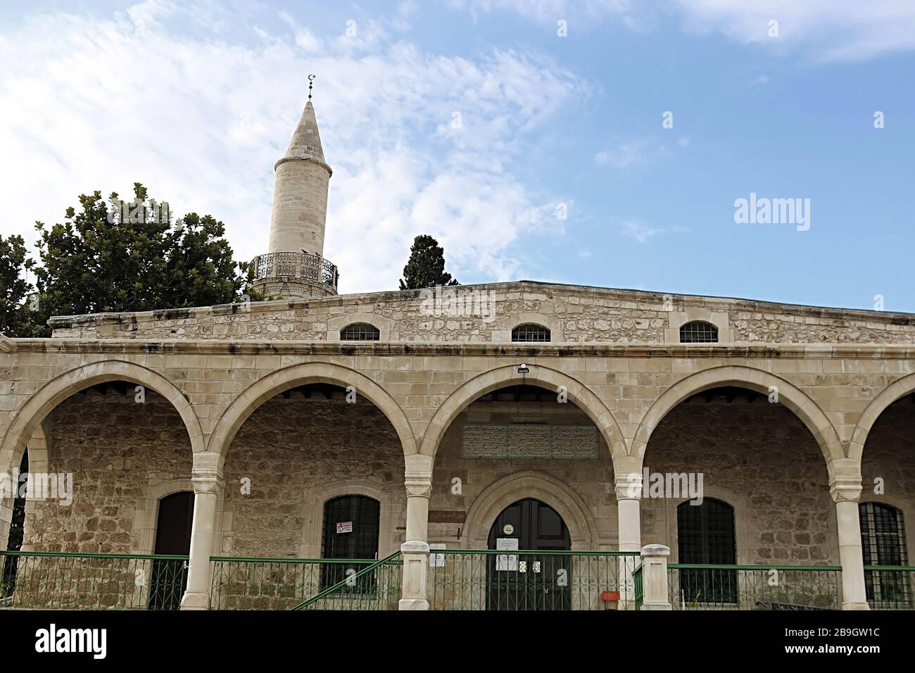 The Grans Mosque (Djami Kebir as it is called) in Larnaca, Cyprus Stock ...