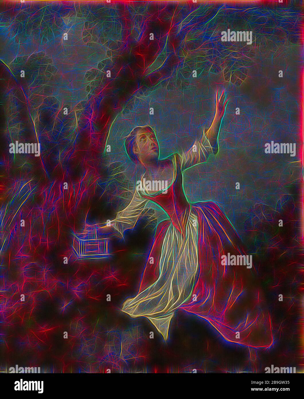 Nicolas Lancret: Open Cage - Girl in Landscape, Nicolas Lancret, First ...