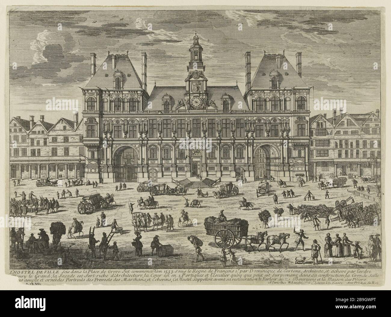 Paris 1640 1695 paris hi-res stock photography and images - Alamy