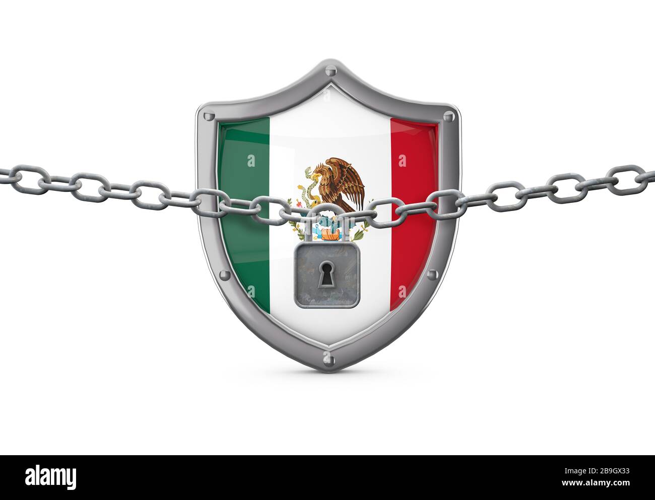 Mexico shield hi-res stock photography and images - Alamy