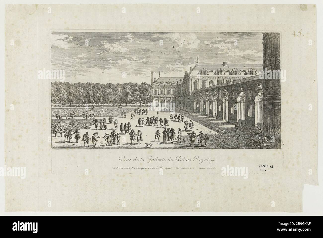 Paris 1640 1695 paris hi-res stock photography and images - Alamy