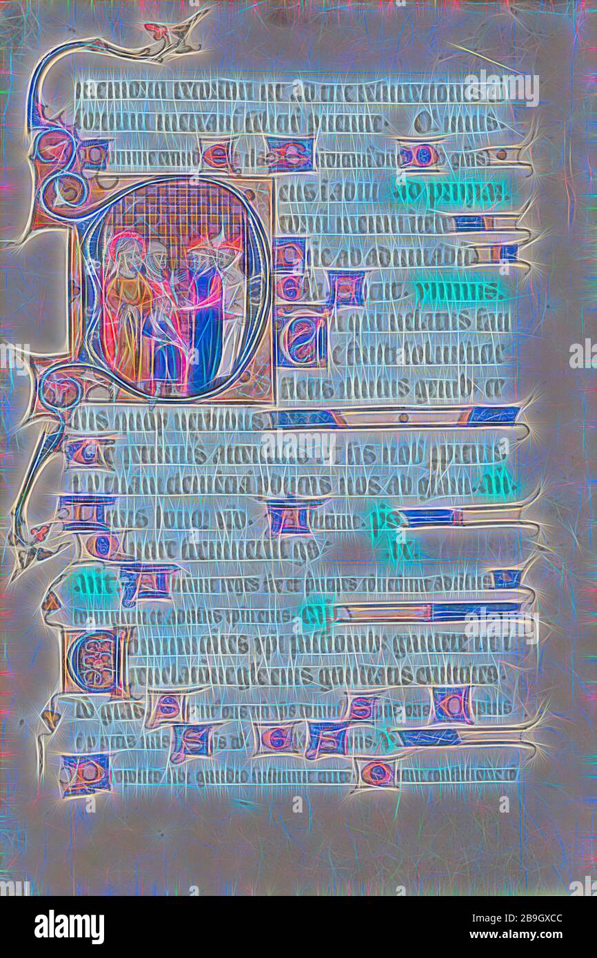 Historiated initial d depicting christ hi-res stock photography and ...