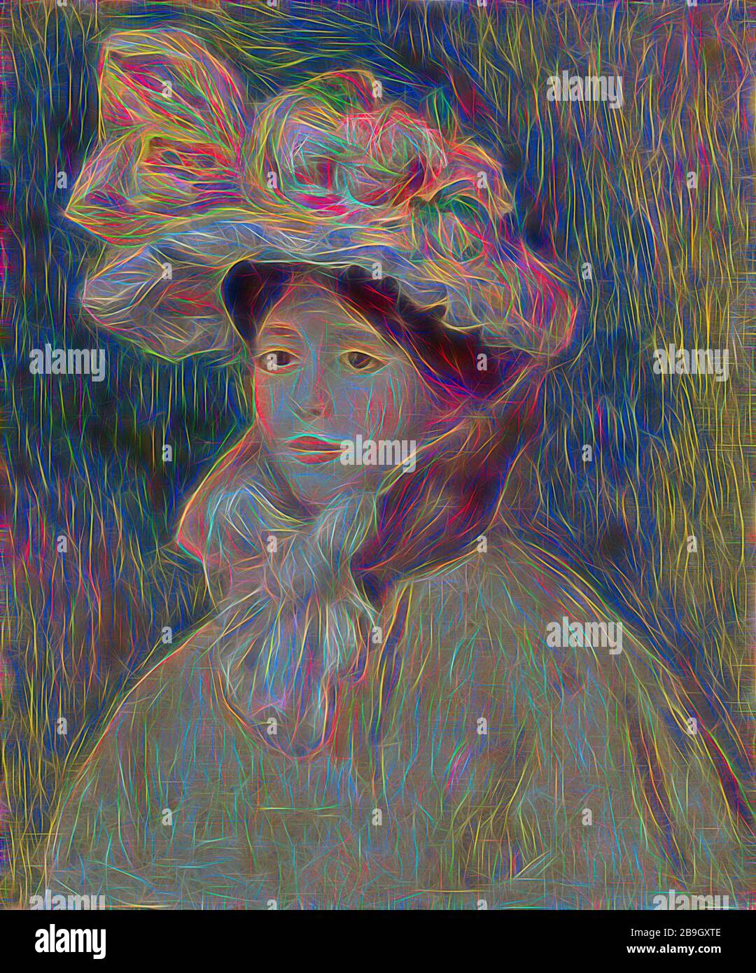 Femme a la capeline hi-res stock photography and images - Alamy