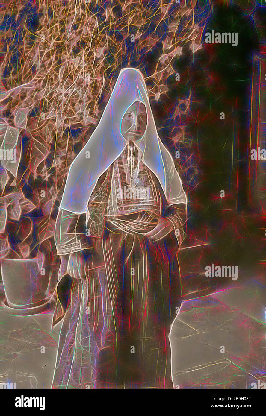 Costumes, characters, etc. Bethlehem woman. 1900, West Bank, Bethlehem ...