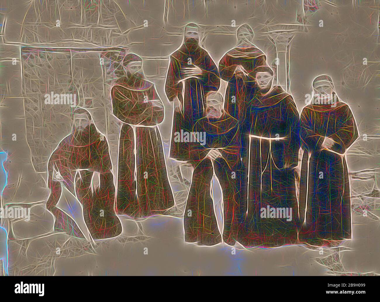 Franciscan friars. 1900, Middle East Stock Photo - Alamy
