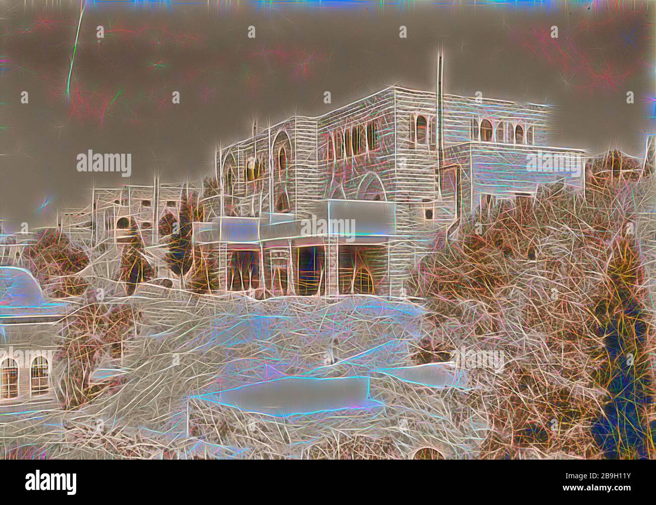 Hebron hospital, (Dr. Walker) from the west Stock Photo - Alamy