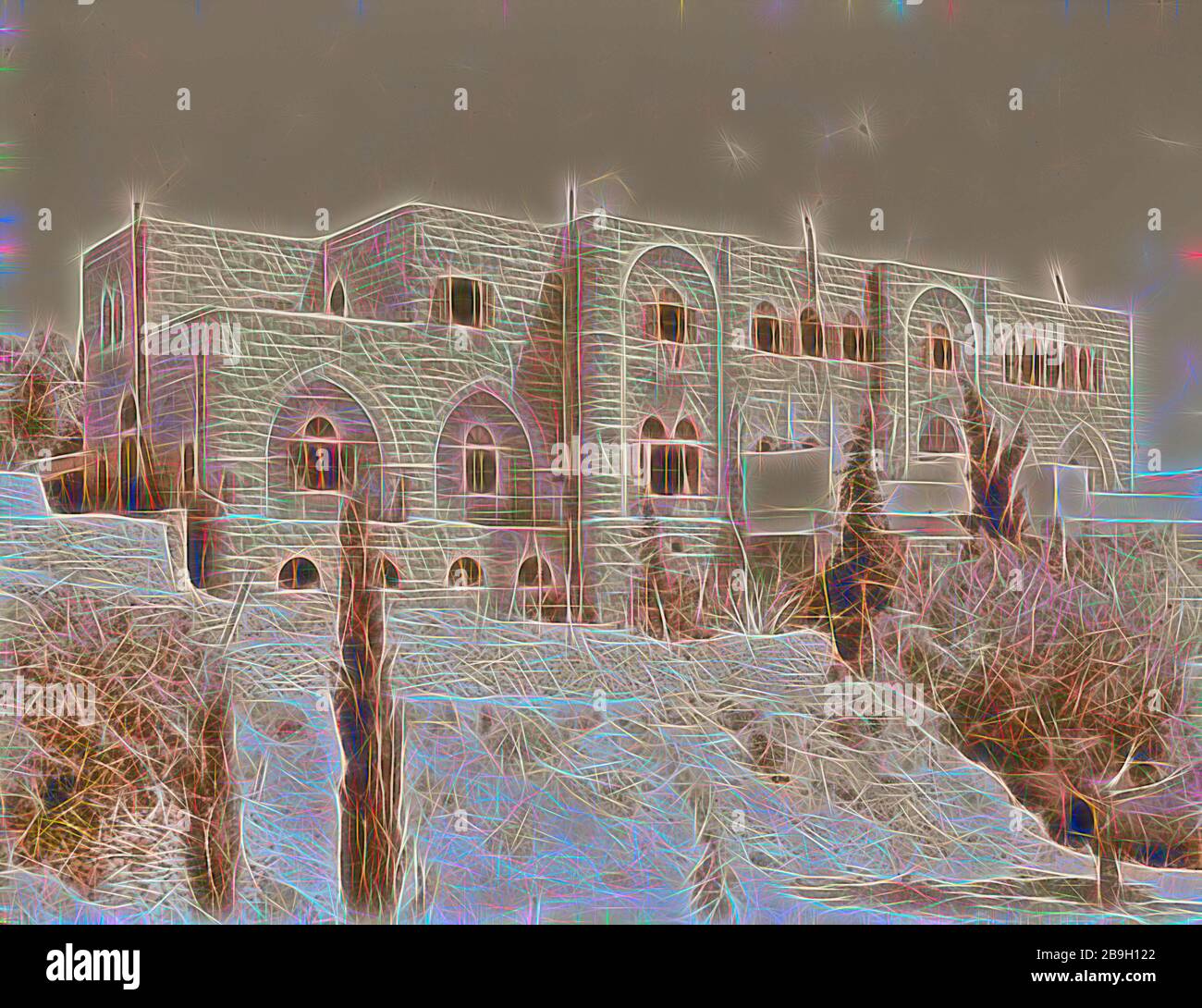Hebron hospital, (Dr. Walker) from the west Stock Photo - Alamy