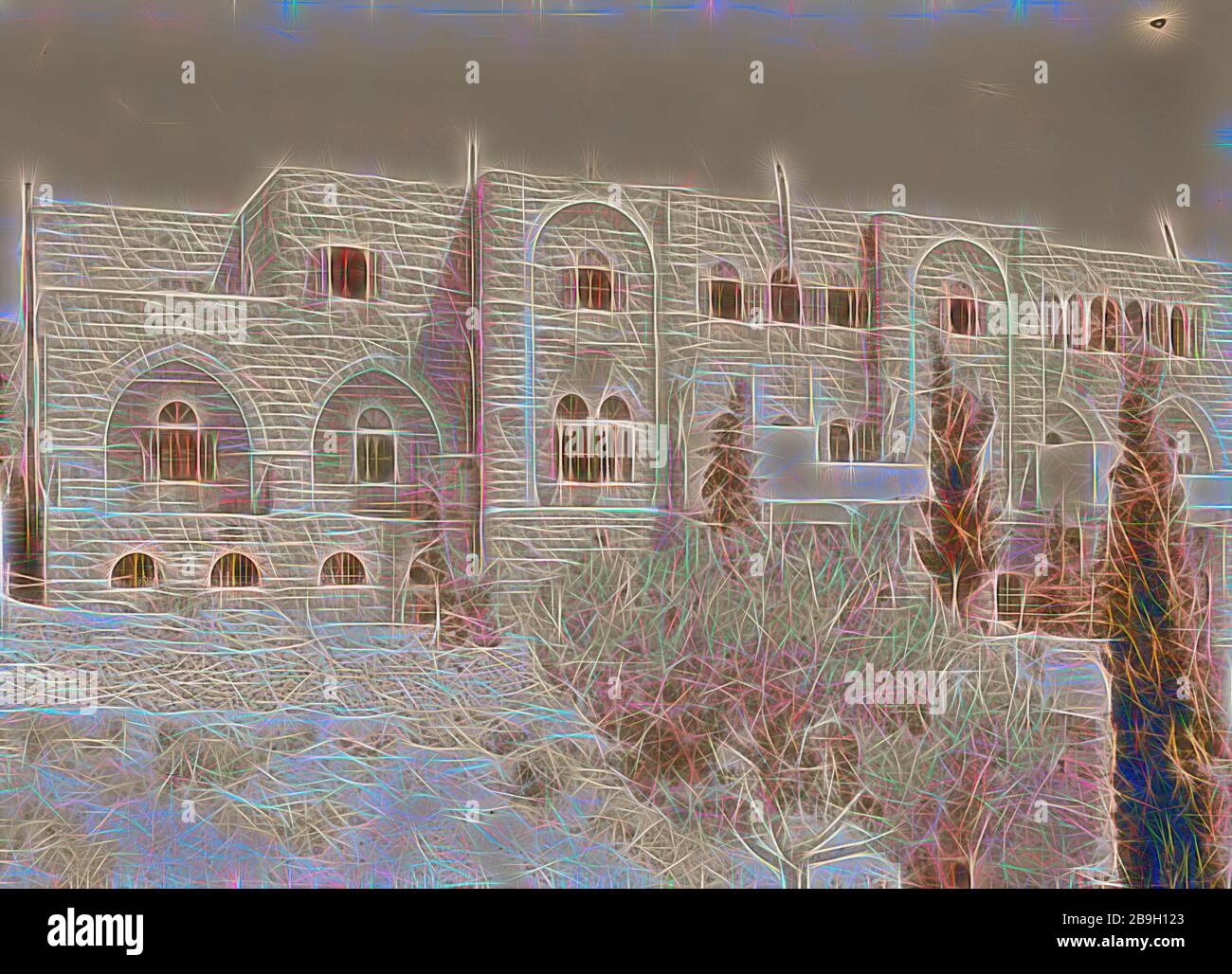 Hebron hospital, (Dr. Walker) from the west Stock Photo - Alamy