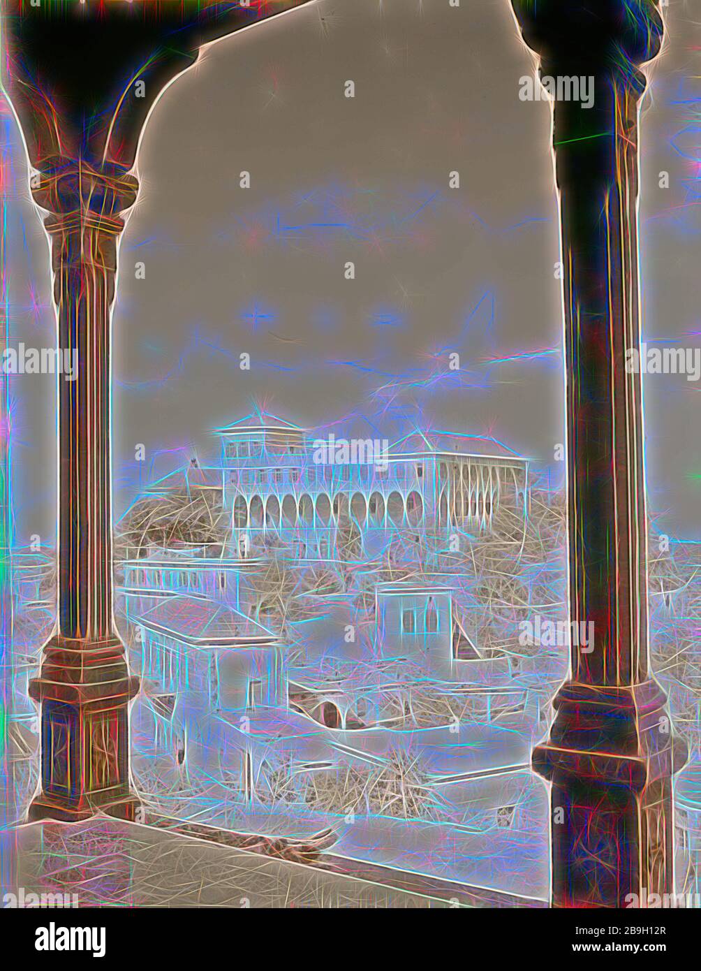 Mr. Oliver's school, Ras-el-Matn. General view of school and ...