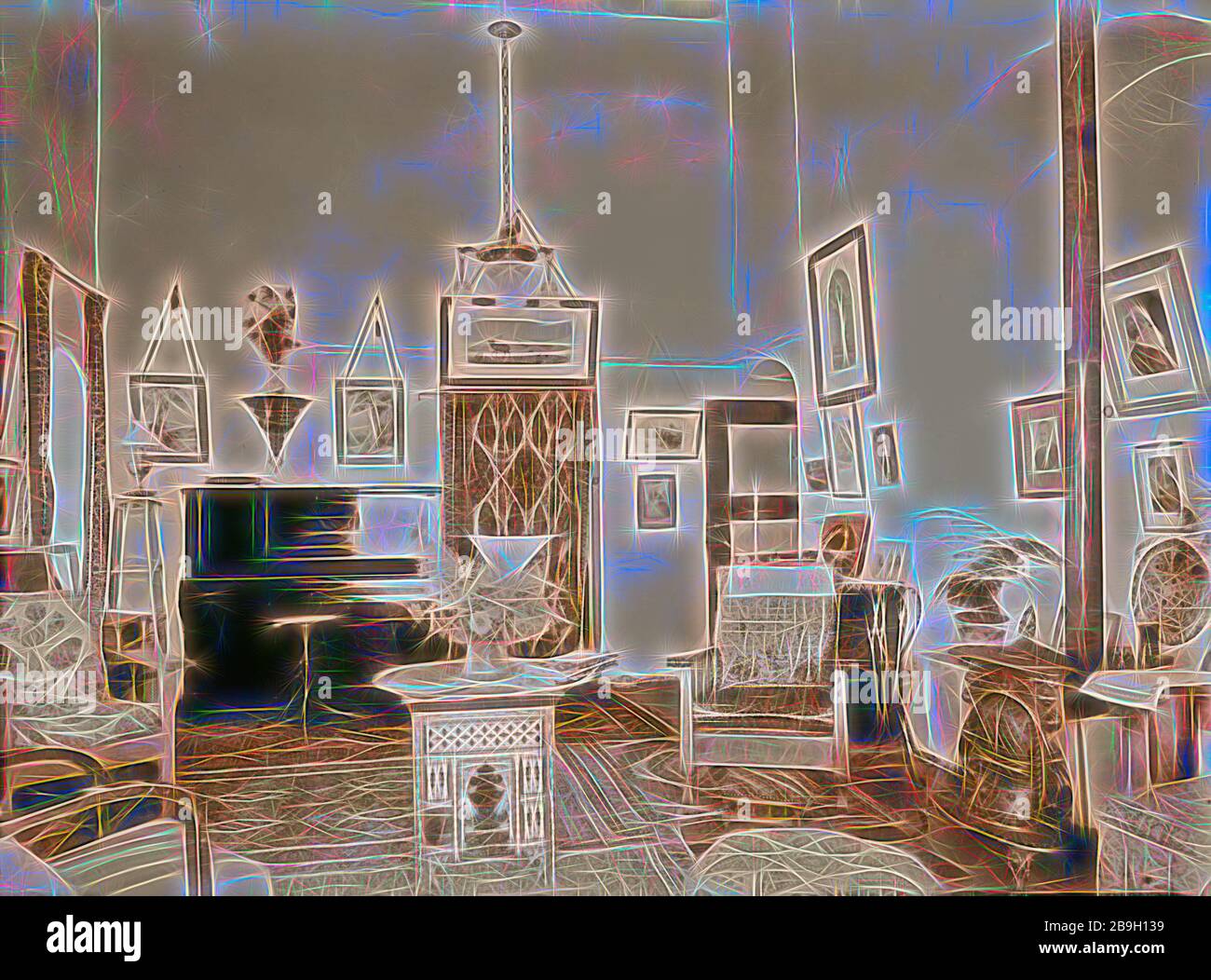 Mr. Oliver's school, Ras-el-Matn. The sitting room. 1940, Lebanon Stock ...