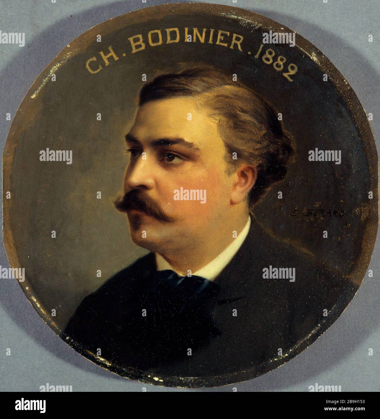Portrait of Charles Bodinier, cashier of the Comédie-French. Daniel ...