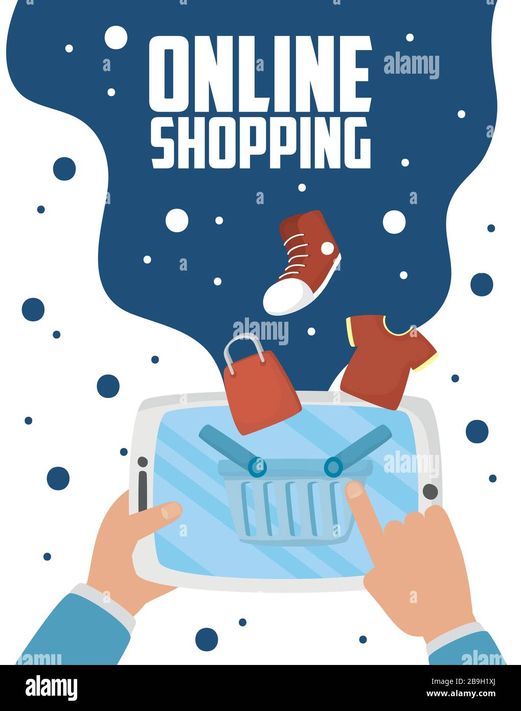 Paper bag clothes line Stock Vector Images - Alamy