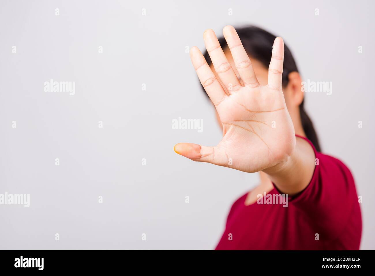 Outstretched Hands Front