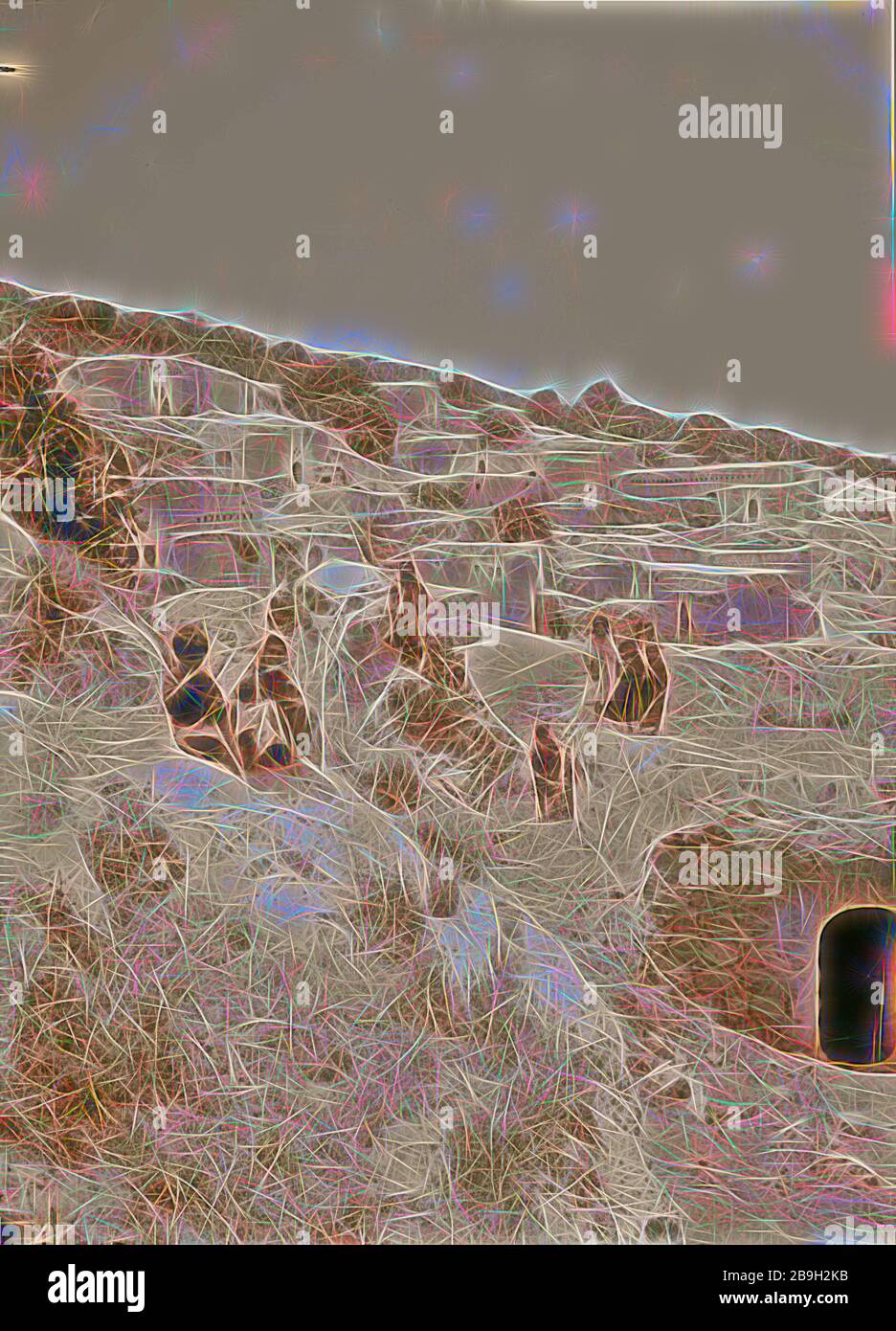 Northern views. Endor village. 1900, Israel, Ein-dor, Ein-Dor Stock ...