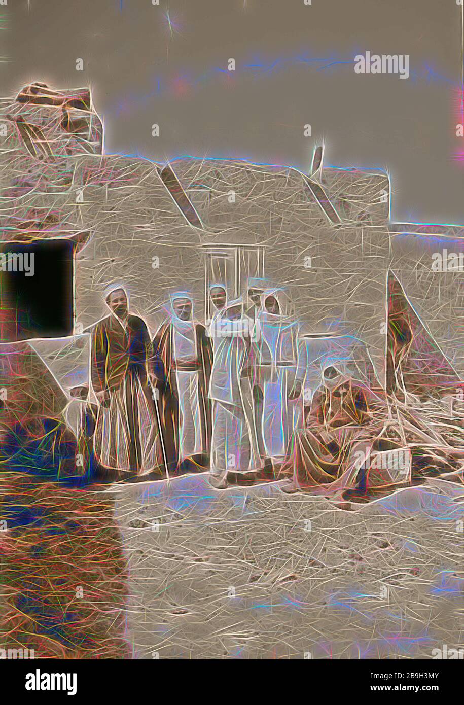 Group of Druze men 1900 Middle East Stock Photo - Alamy
