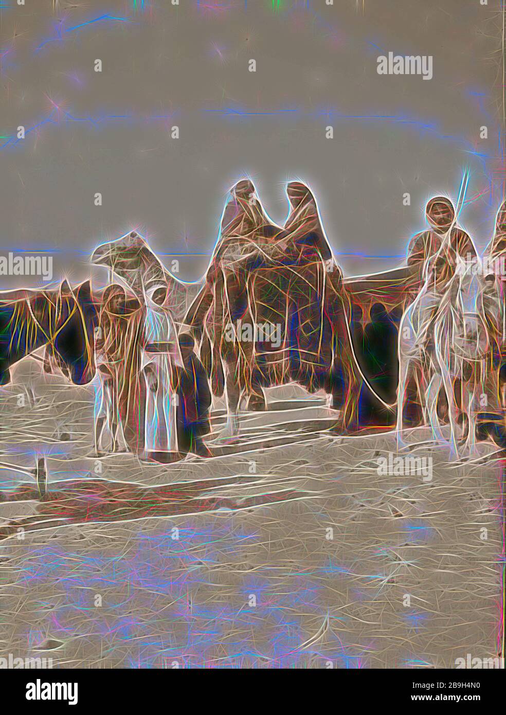 Bedouin wedding Bride's-maids on camel. 1900, the Bedouin are a ...