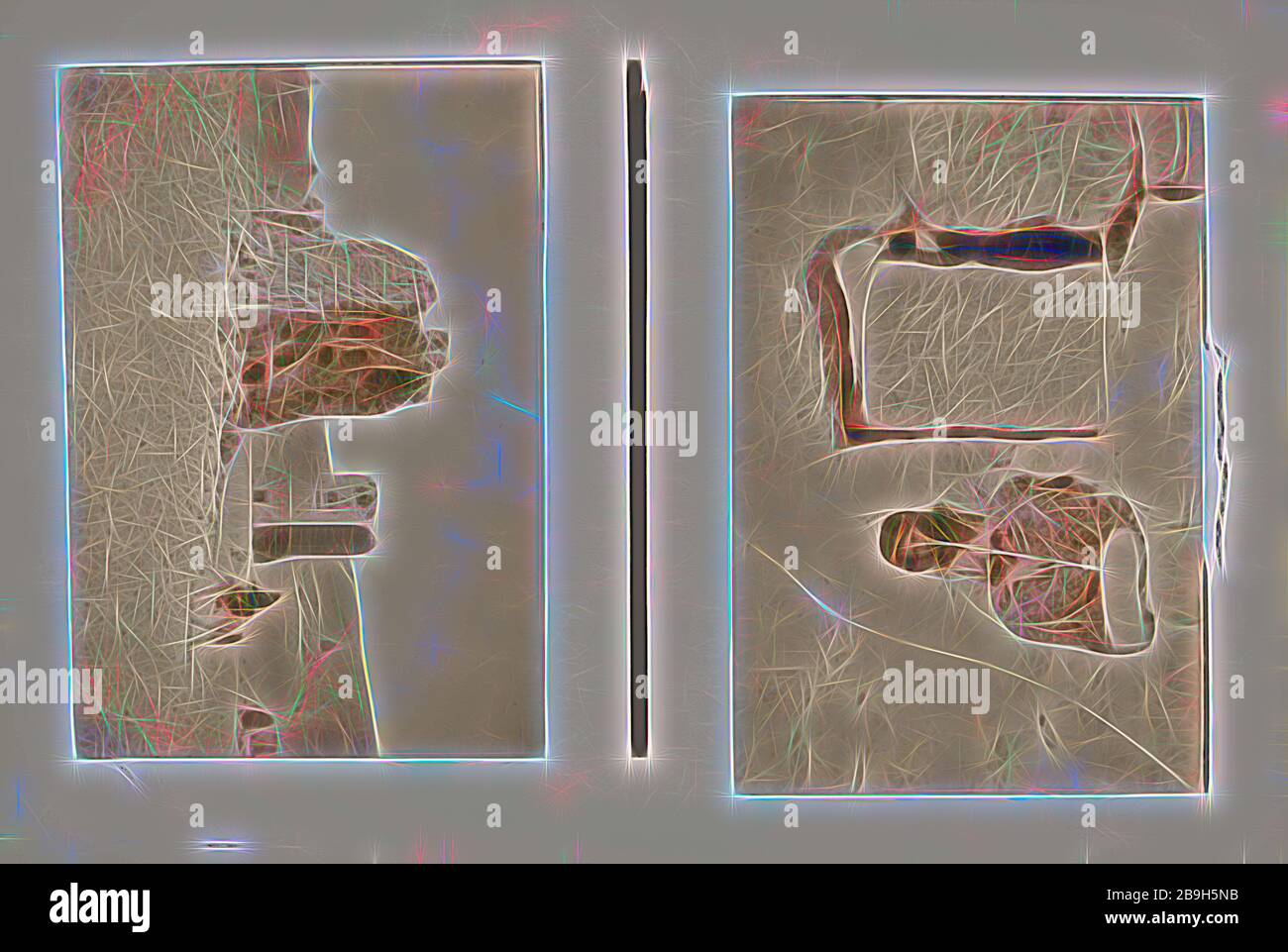 Palmyra (Tadmor). Two of the tower-tombs ; ancient socket-hinged stone ...