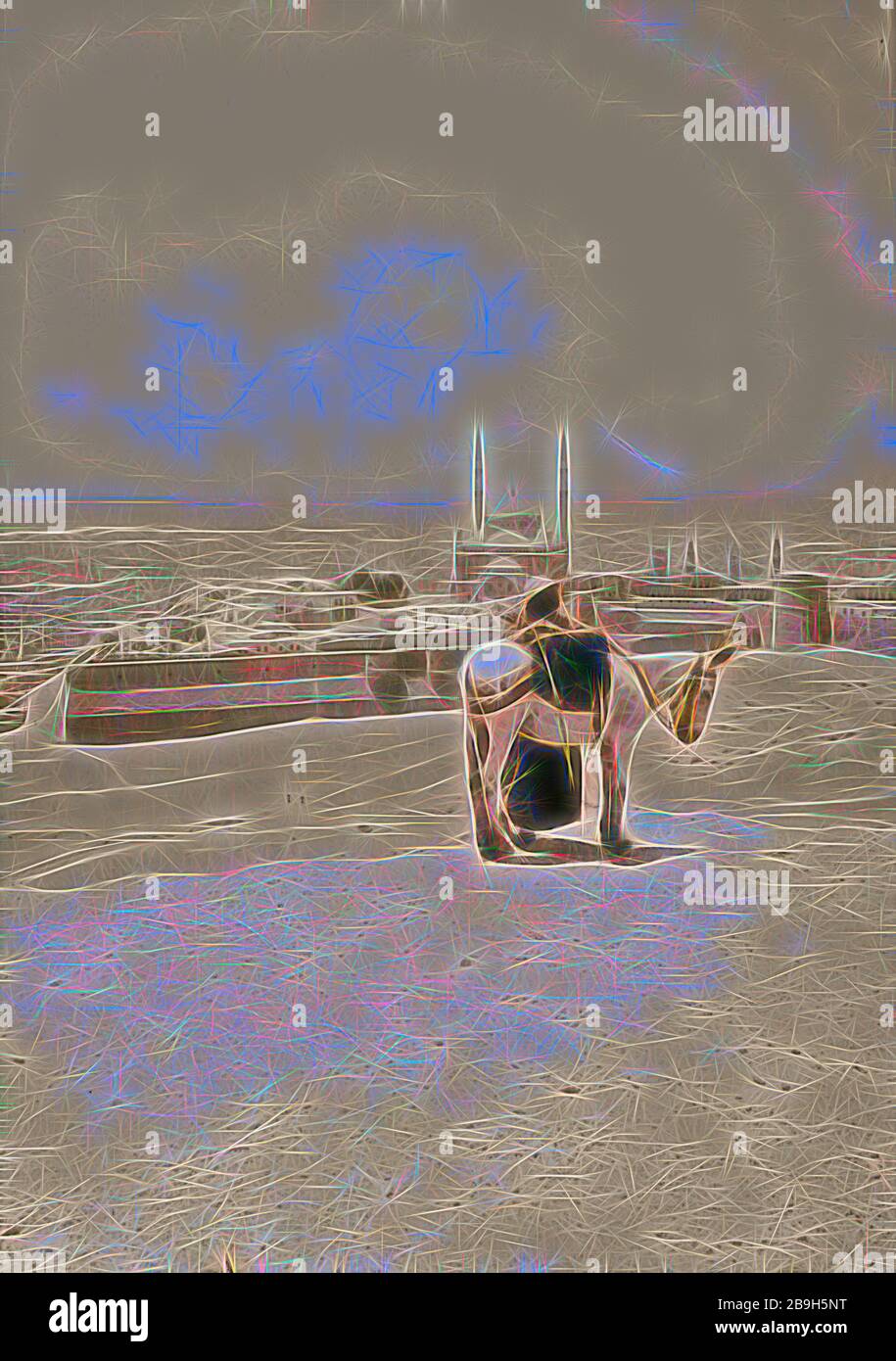 Egyptian views; Cairo (Masr). Cairo from the Mokattam Hills. 1900 ...