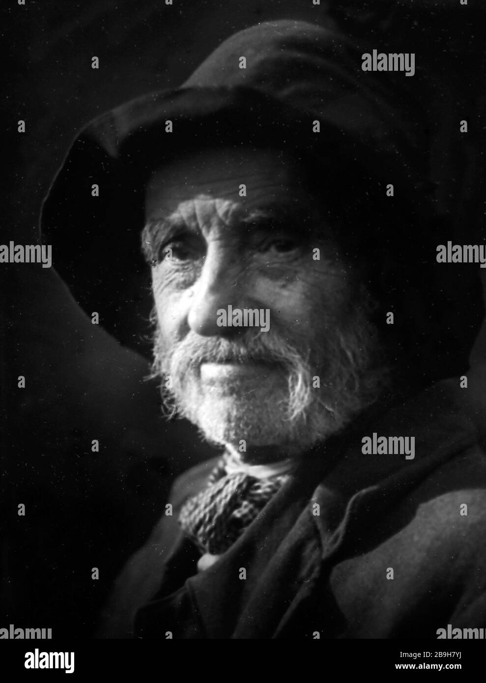 A photograph by Sam Thompson of a Lunesdale man, early 1900s Stock ...