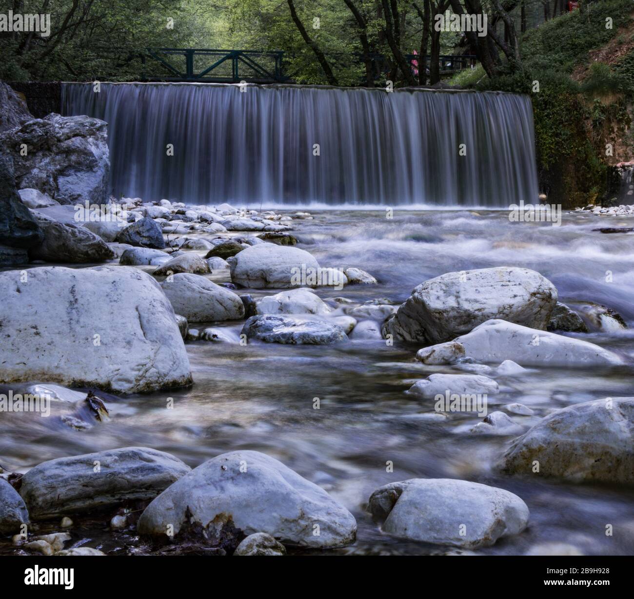 Waterfall under bridge hi-res stock photography and images - Alamy