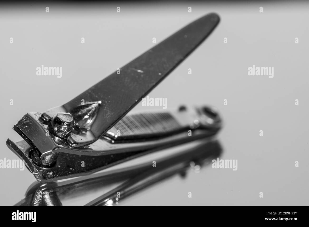 Chrome plated nail clipper and file for manicure and pedicure made of ...