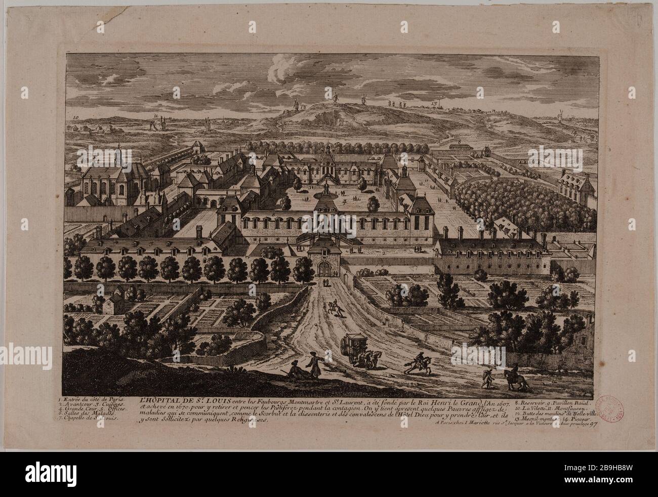 Paris 1640 1695 paris hi-res stock photography and images - Alamy