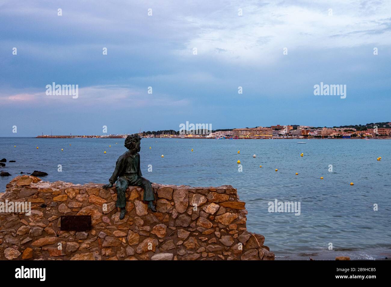 Landscape of La Escala in Costa Brava, Catalonia, Spain Stock Photo - Alamy