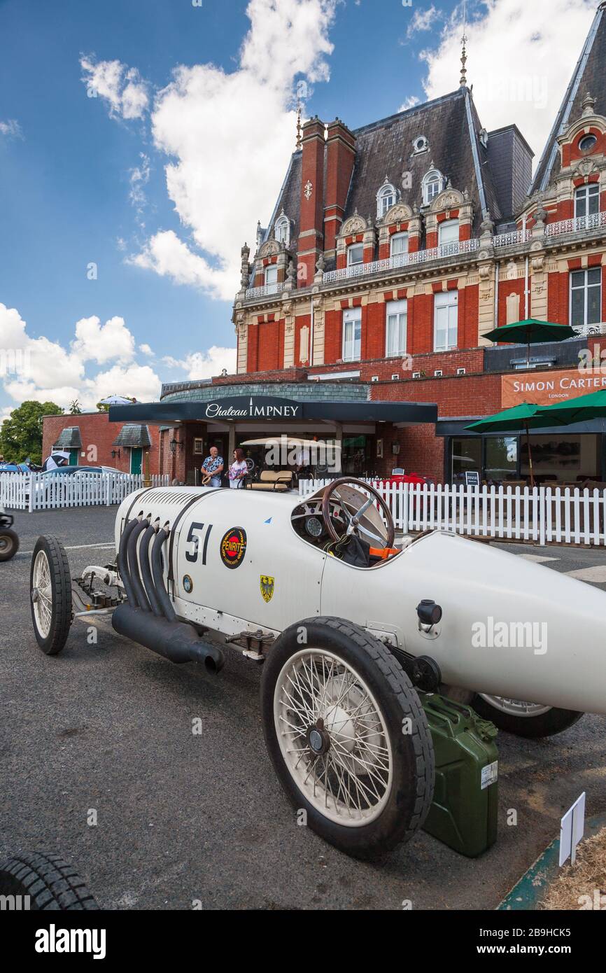 1914 Fafnir Hall Scott, Chateau Impney hill climb 2018 Stock Photo - Alamy