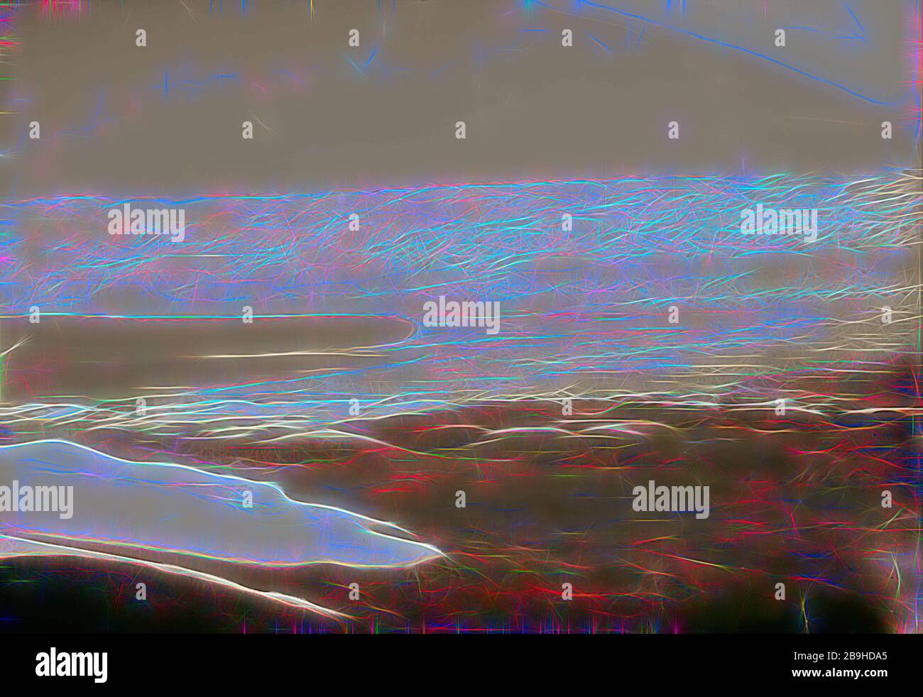 Mount Nebo. 'Jebel Nebba'. The Promised Land from Nebo. Infra-red ...