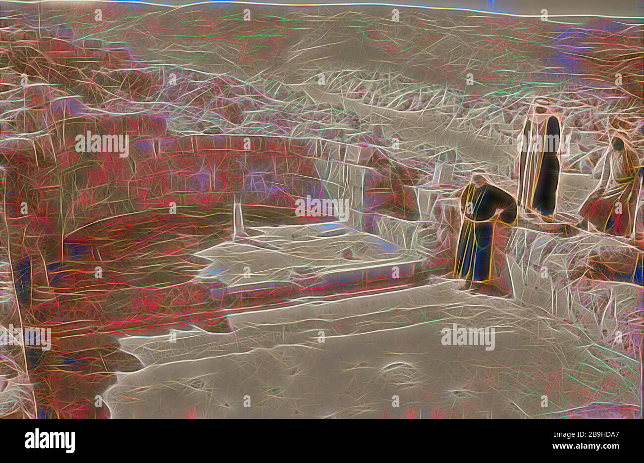 Mount Nebo. 'Jebel Nebba'. Nebo, Chapel of St. Mary. Showing ruins of ...