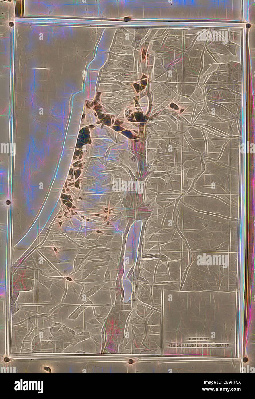 Map. Extent of Jewish landholdings, issued by Jewish National ...