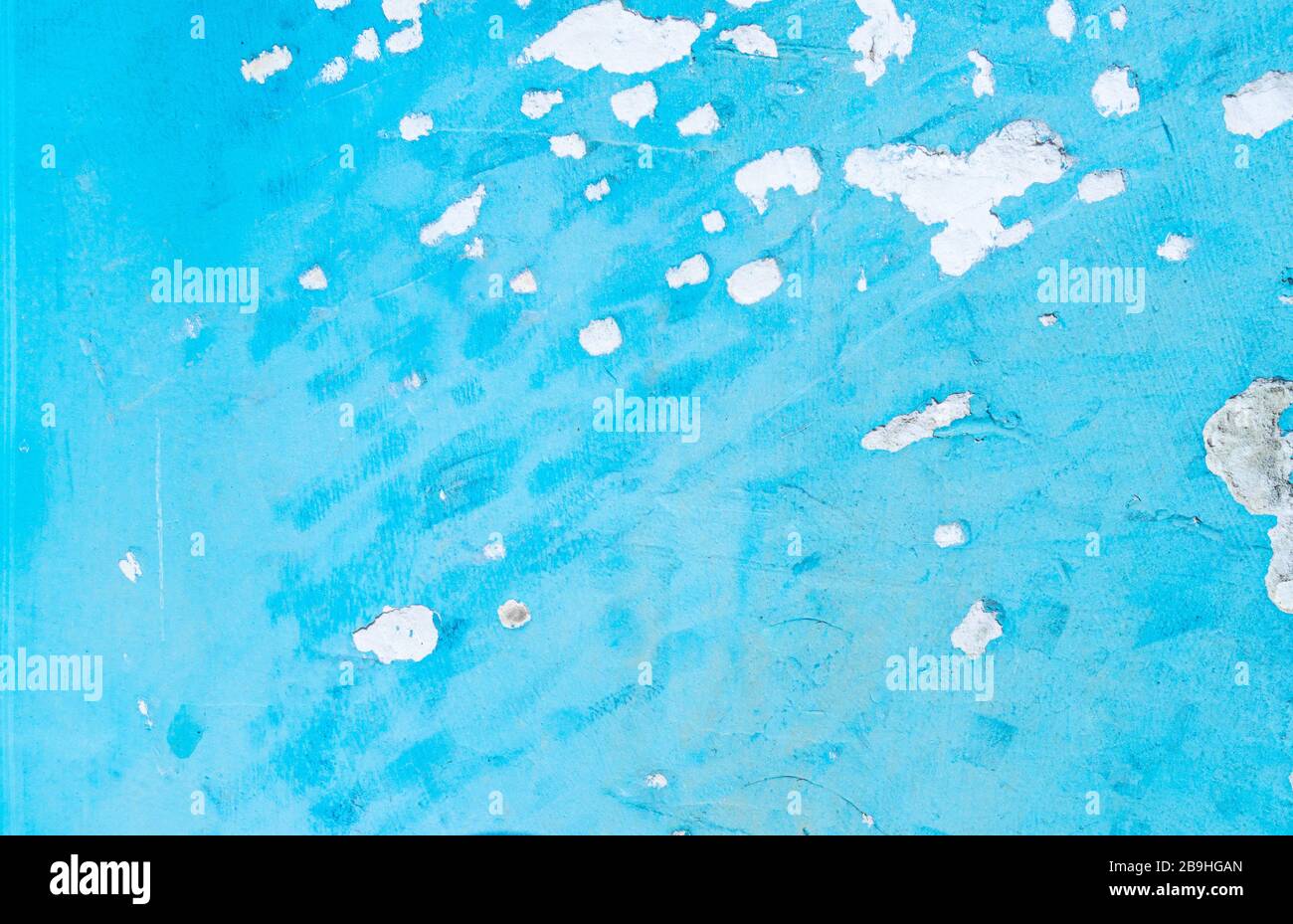Waterblue wall with rough surface Stock Photo - Alamy