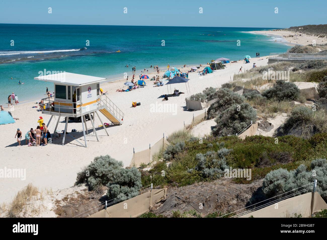 Yanchep Beach and Lagoon, Yanchep, Perth, Western Australia Stock Photo ...