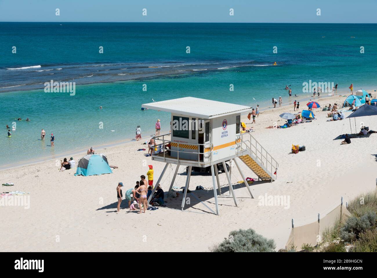Yanchep Beach and Lagoon, Yanchep, Perth, Western Australia Stock Photo ...