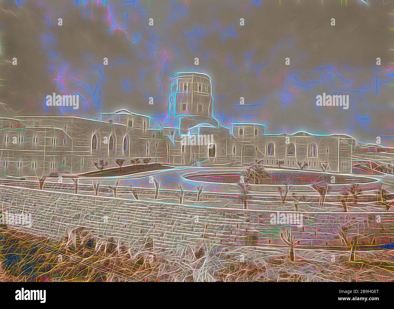 Museum (Rockefeller) Museum from the city wall looking N. 1934 ...