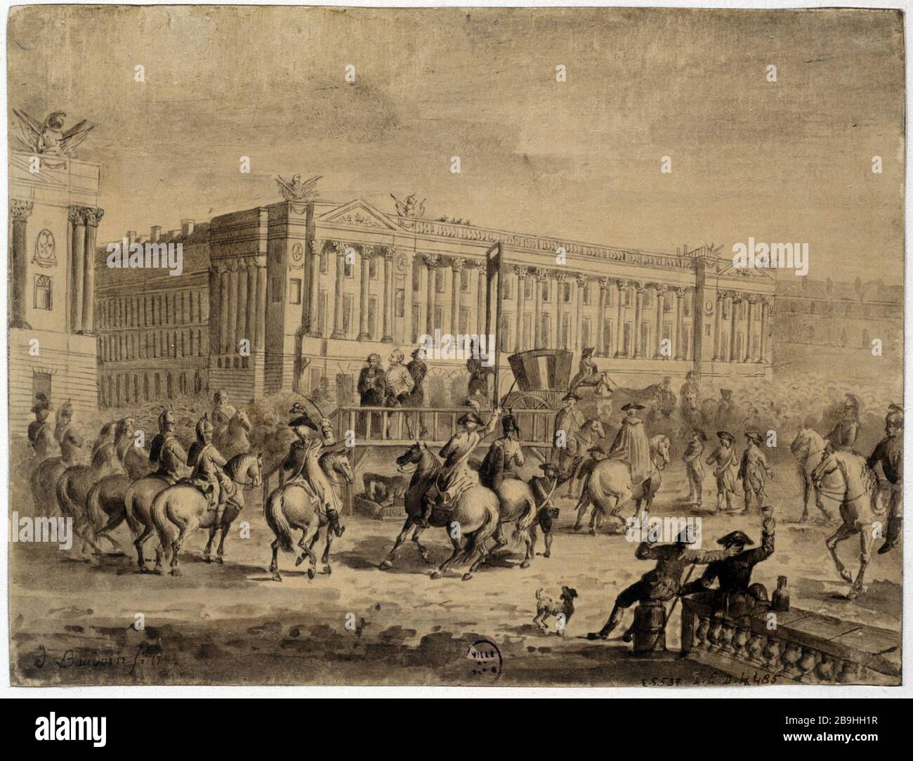 Execution by guillotine louis xvi france hi-res stock photography and ...