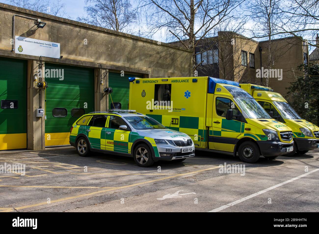 South Western Ambulance Service Station at Bathwick Street, Bath ...